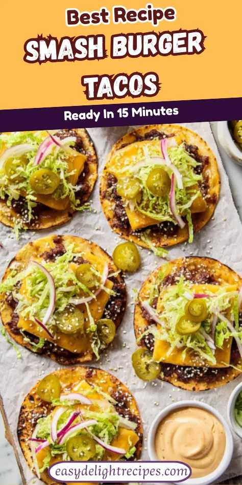 Smash Burger Tacos Easy Crispy Beef Tacos in 15 minutes