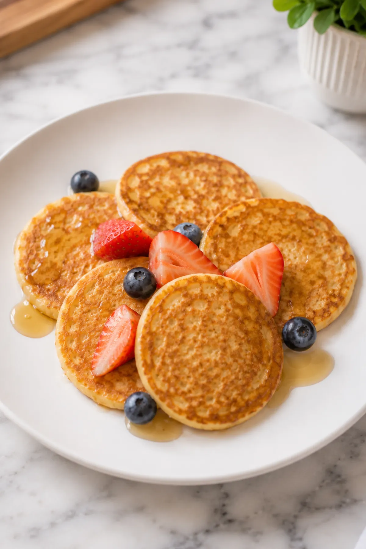 Easy Low Sodium Cottage Cheese Pancakes recipe in 20 min